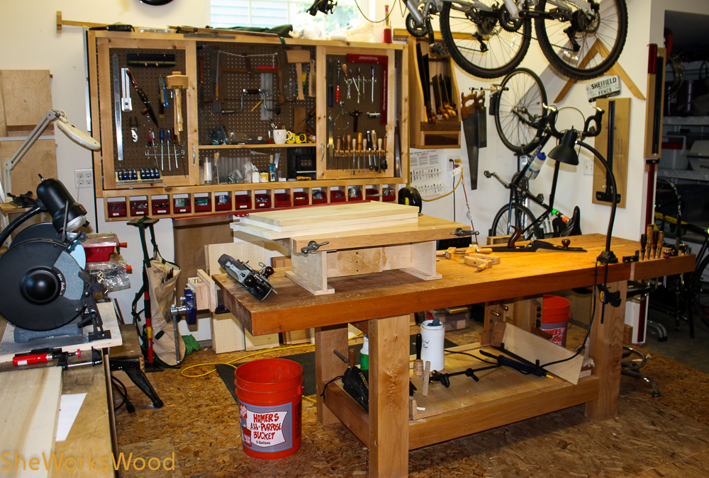 work bench set up (2 of 2)